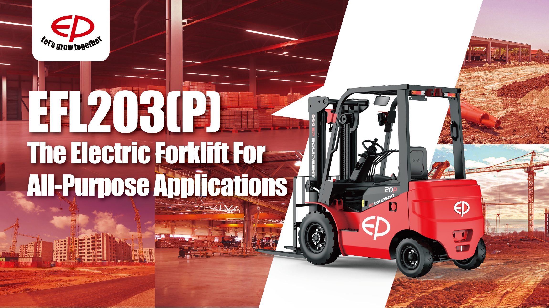 EFL203(P): The Electric Forklift for All-Purpose Applications – EP ...